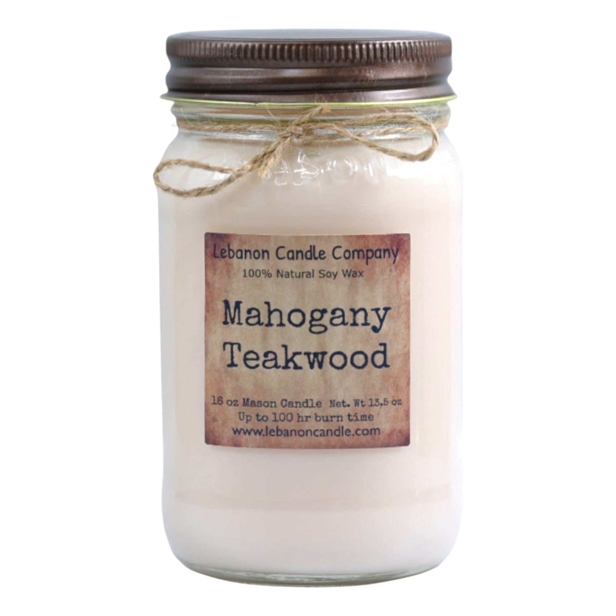 Mahogany Teakwood Candle – Lebanon Candle Company