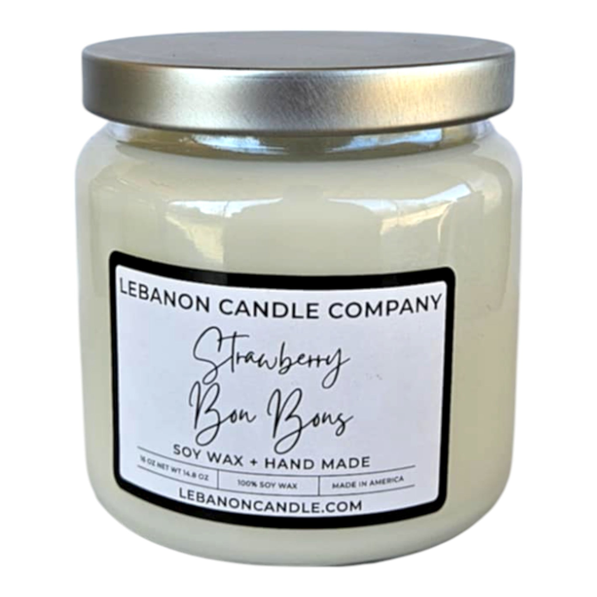 Strawberry Bon Bons Double Wick Candle – Lebanon Candle Company