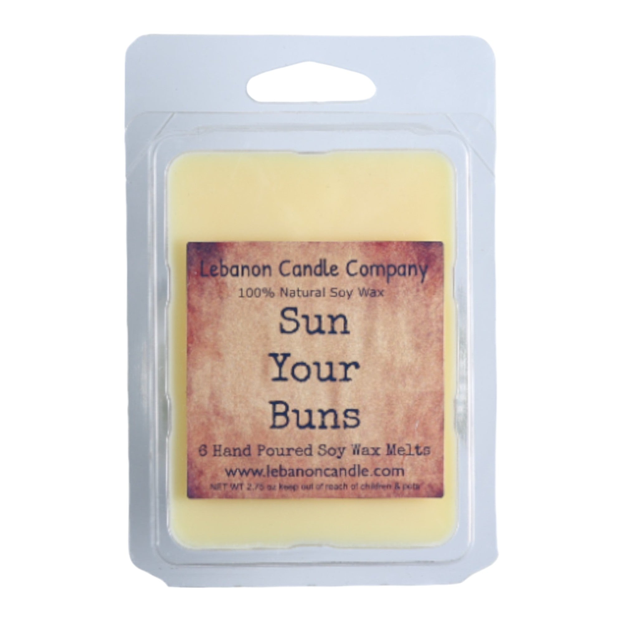 Sun Your Buns Wax Melt – Lebanon Candle Company